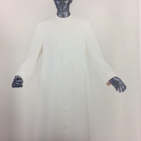 veste talare in sallia di pura lana 100% filettata - Arte Sacra Candotti